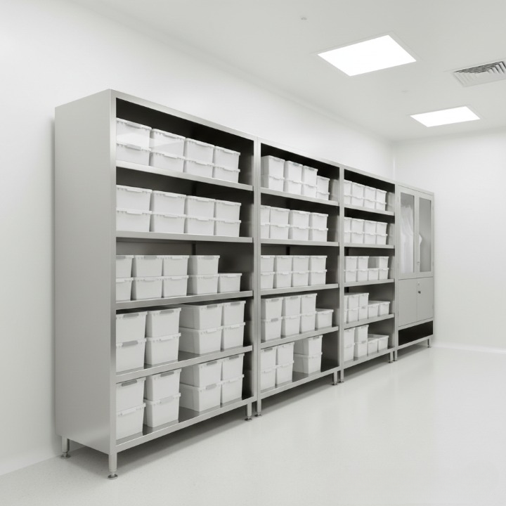 Cleanroom Shelving & Racks – Laboratory Furniture Manufacturer India