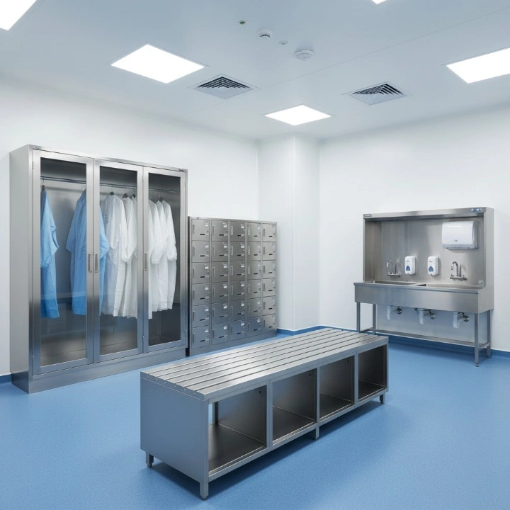 Gowning Room & Entrance – Laboratory Furniture manufacturer in India